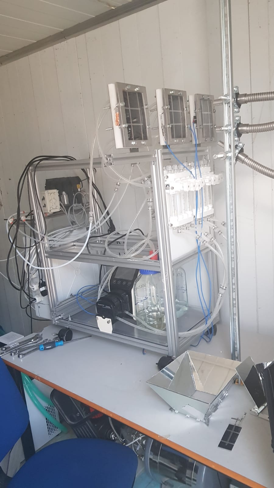 Installation of PEC prototype in UdL - SolDAC